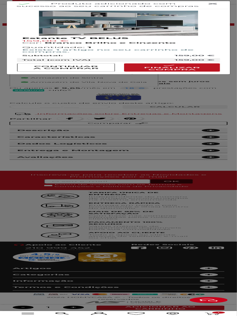 Estante de TV BELUS em Promoção | PDF | Economias | Business
