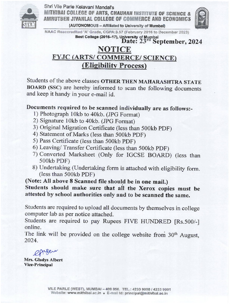 Eligibility Process | PDF