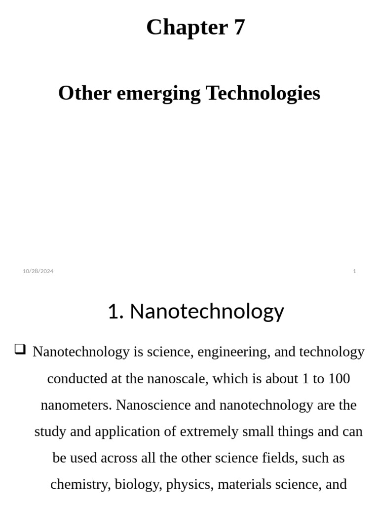 chapter 7-Other emerging technologies | PDF | Computer Security | Security chapter 7-Other emerging technologies | PDF | Computer Security | Security
