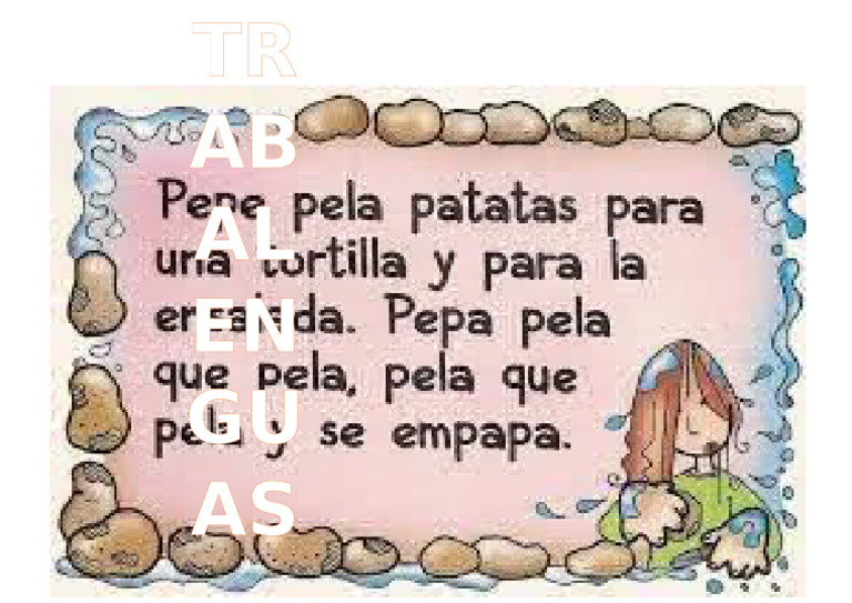 trabalenguas para niños del 2do. grado | PDF