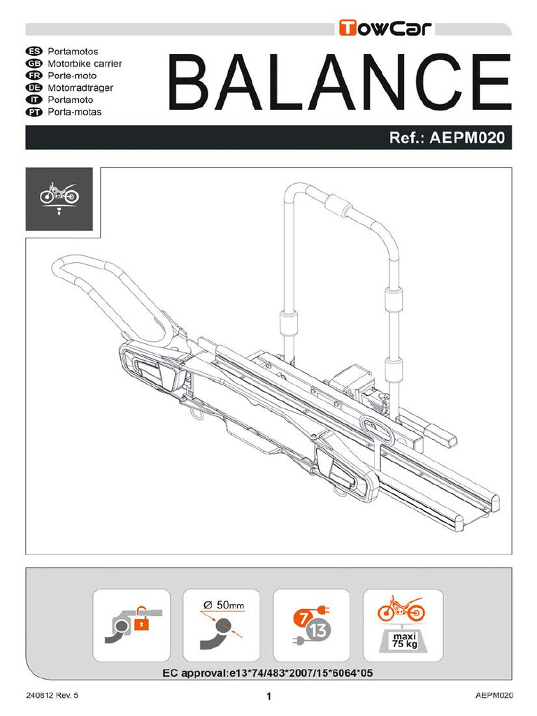 AEPM020 - TowCar Balance - Small | PDF