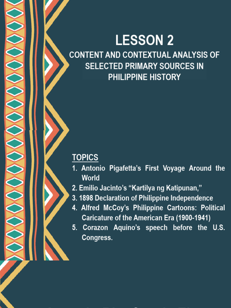 RPH Lesson 2 Antonio Pigafettas First Voyage Around The World | PDF | Classics