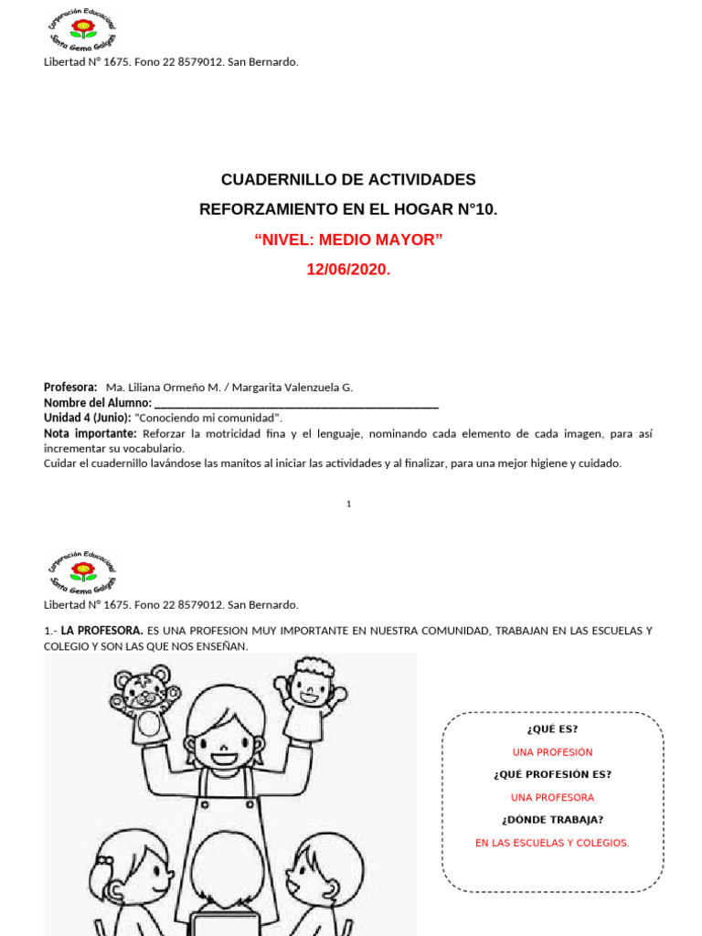 Cuad Act NMM 10 | PDF