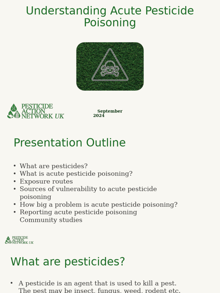 Understanding Pesticide Poisoning | PDF | Pesticide | Medical Specialties