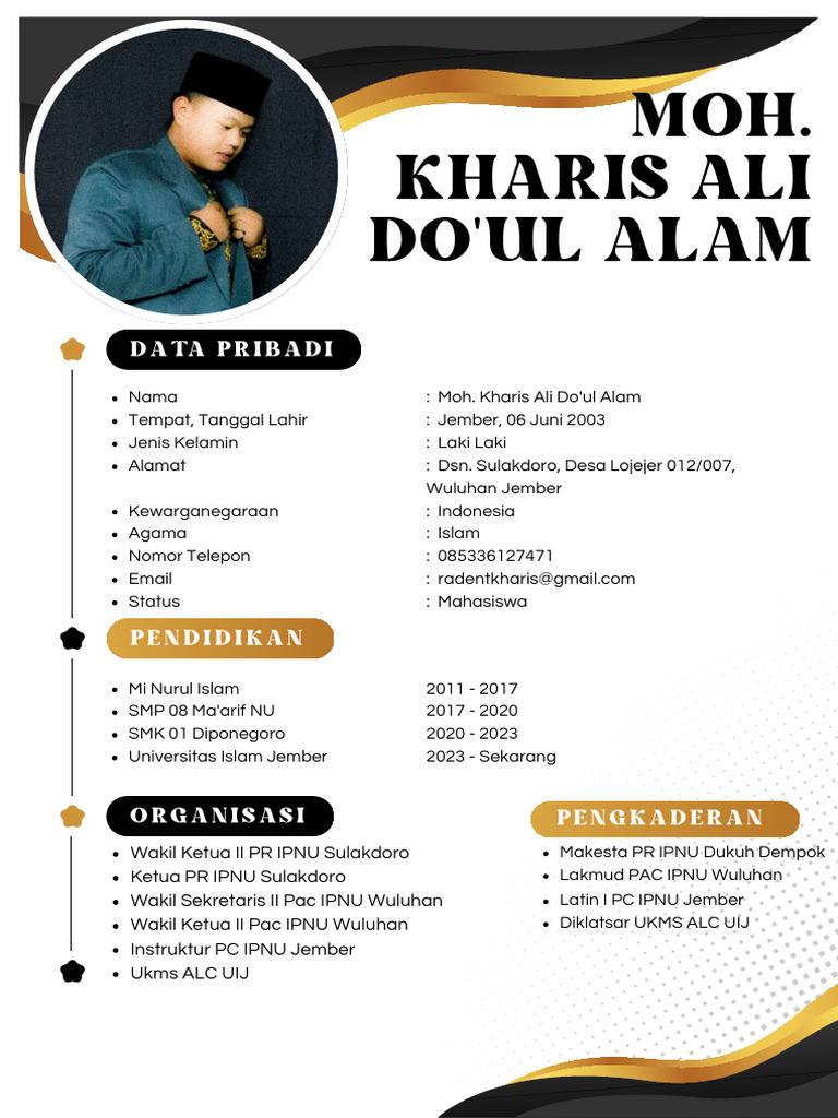 CV Moh. Kharis Ali | PDF