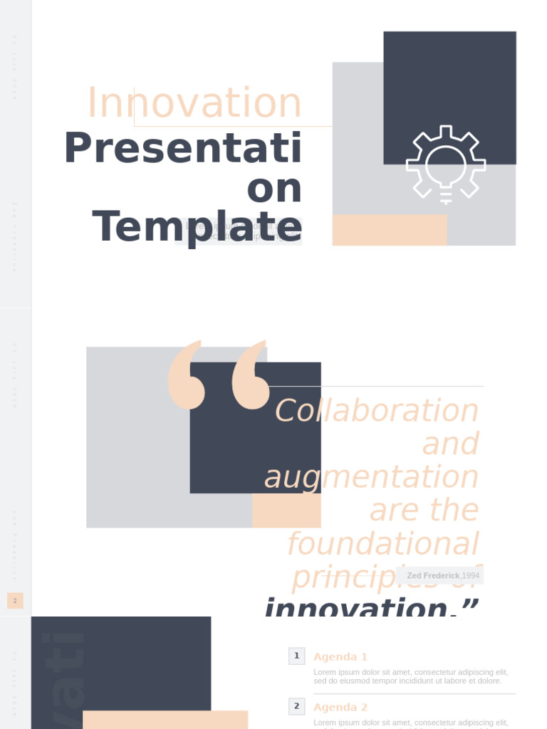 3 Innovation PPT Template - 10 Slides - Corporate | PDF