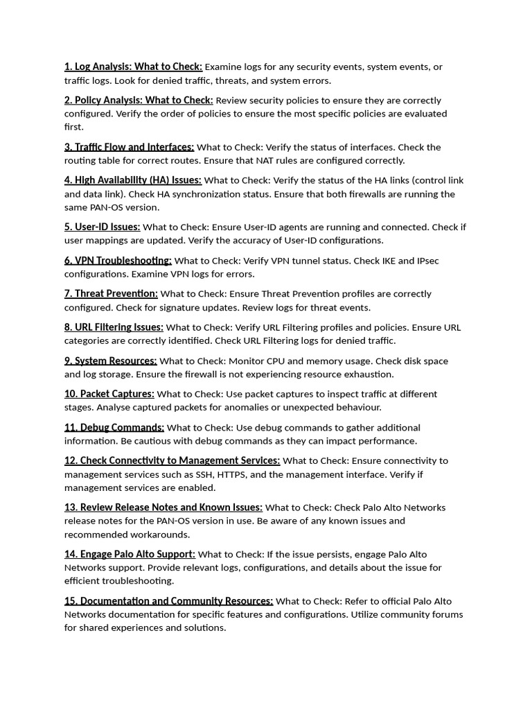 troubleshooting | PDF | Firewall (Computing) | Debugging