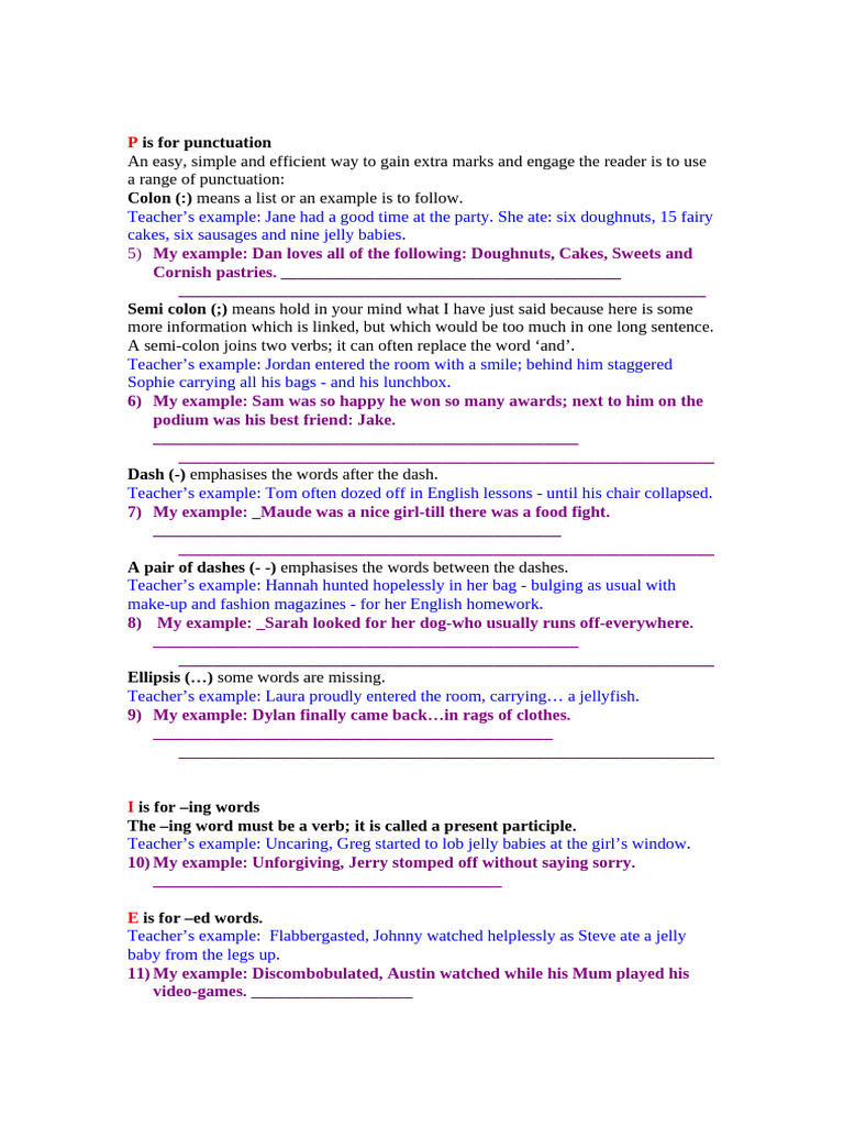 02. Using A CARP PIE | PDF | Syntax | Grammar