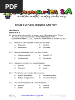 Natural science grade 8 term 1 notes | PDF | Food Web | Ecosystem