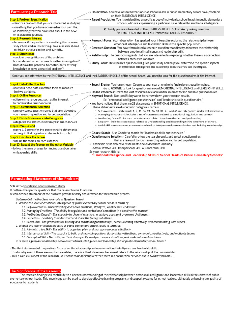 RES 3011 - Midterm (Reviewer) | PDF | Emotional Intelligence | Leadership