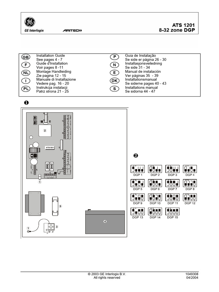 Ats1201 Installatiehandleiding | PDF | Electrical Connector | Mains ...