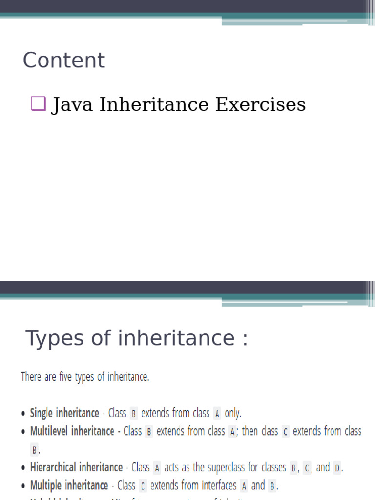 Oop Slide 7 Exercise Lec 14 Pdf Method Computer Programming Class Computer Programming