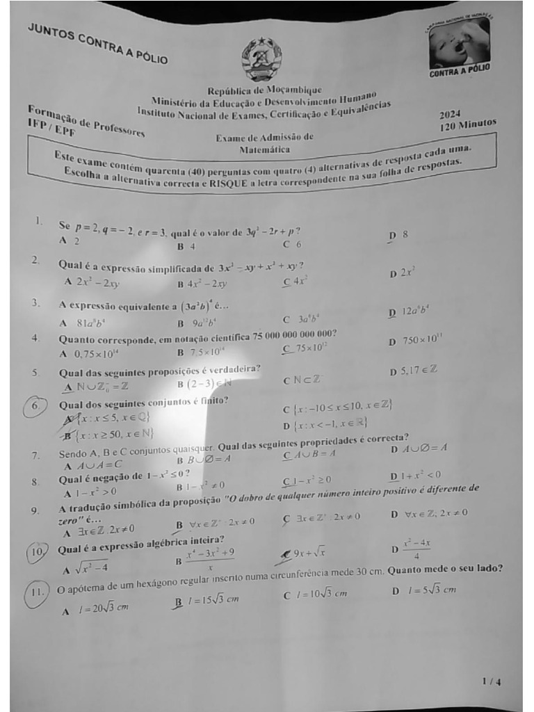 Exame de Matemática_IFP 2024-01-05 11-03-21.740.ScanFile | PDF