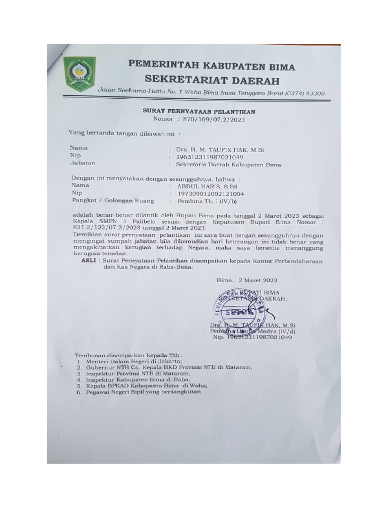 SK Kepsek Baru | PDF