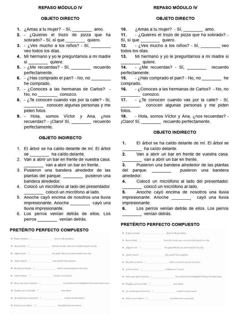 REPASO MÓDULO IV | PDF