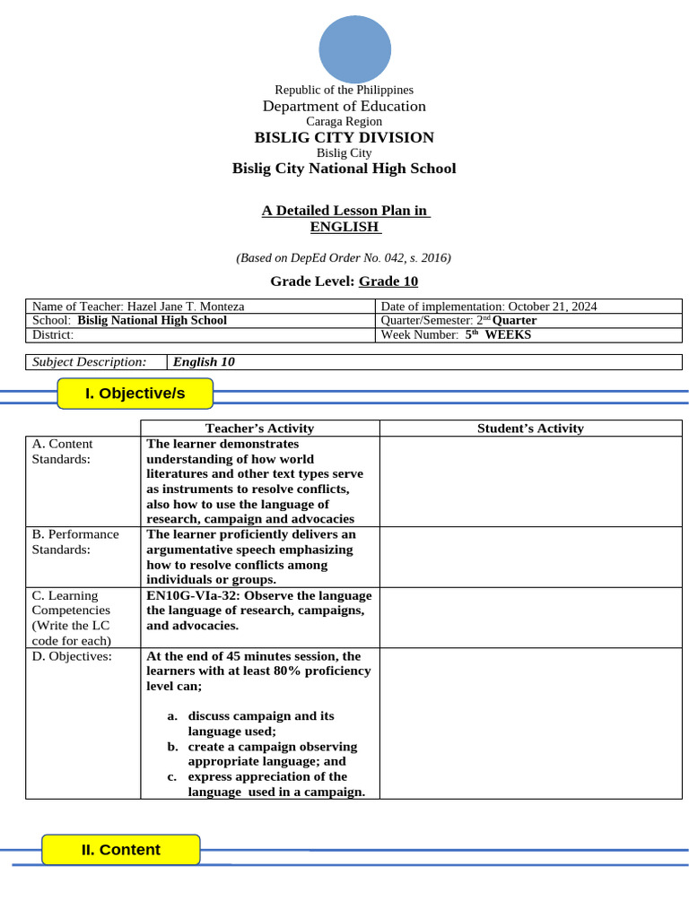 LANGUAGE-OF-CAMPAIGN-DLP | PDF | Teachers | Image