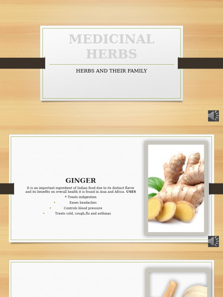 Benefits of Medicinal Herbs | PDF | Wellness