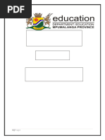 Mathematical Literacy Grade 11 Paper 1 June 2025 | PDF