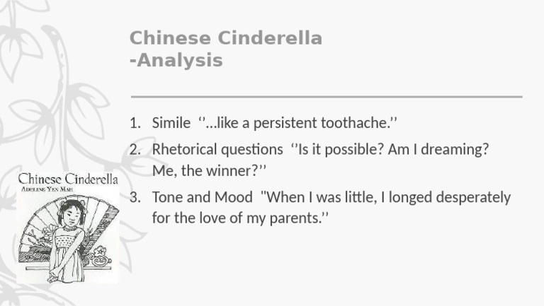 Chinese Cinderella Analysis | PDF