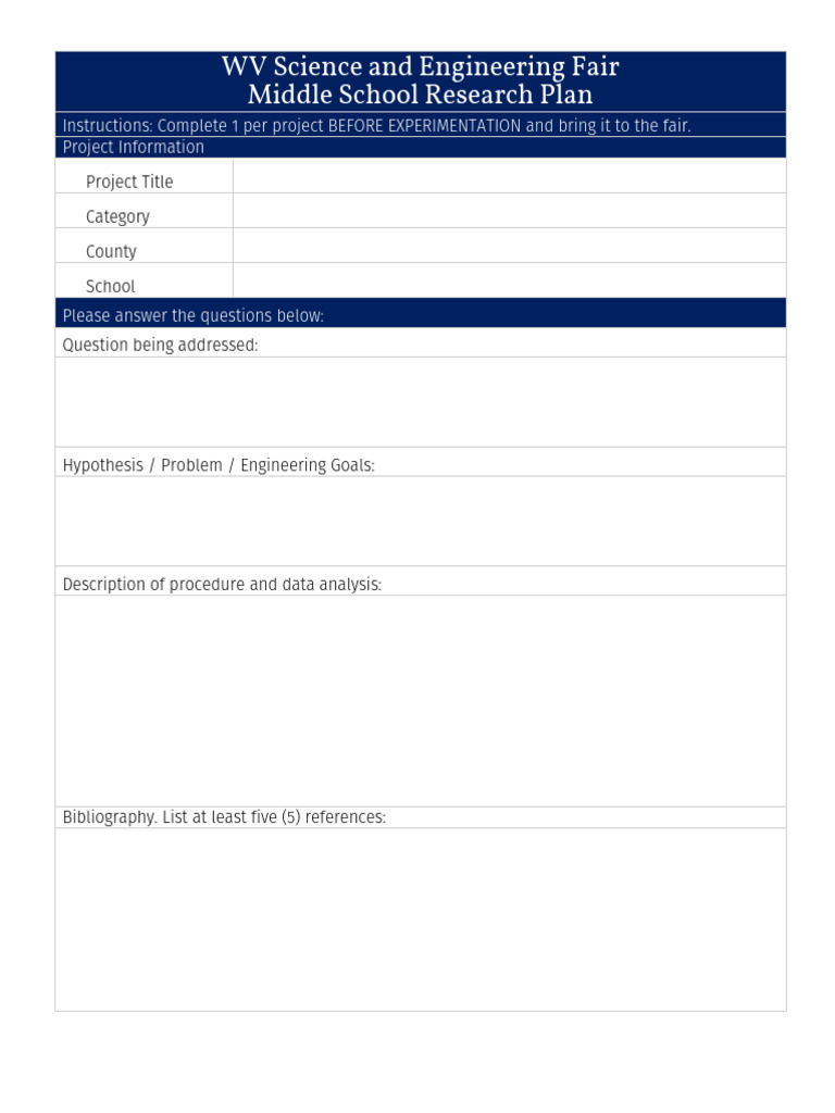 Middle Research Plan | PDF | Career & Growth