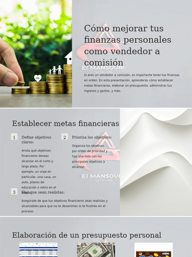 Clase 1 Finanzas Personales | PDF | Finanzas personales | Presupuesto