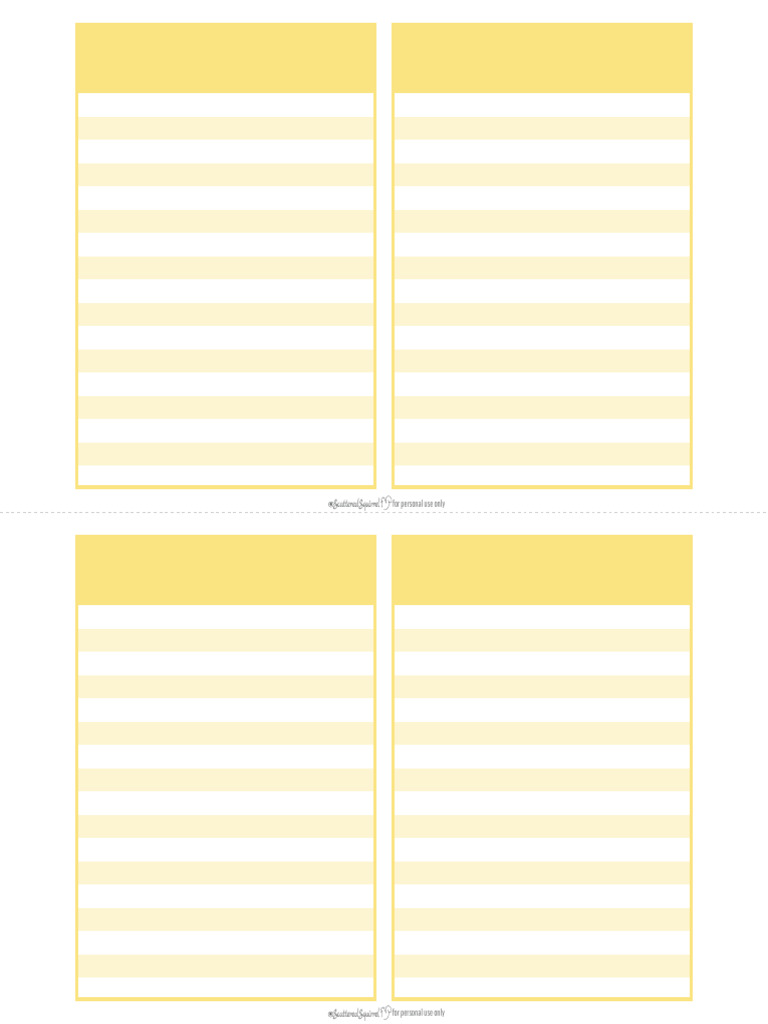 Pocket Notes Yellow | PDF
