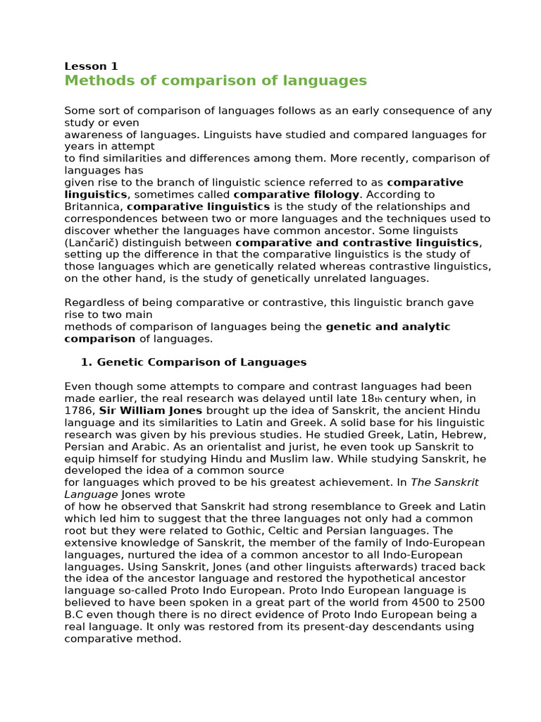Lesson 1_2 | PDF | Linguistics | Syntax