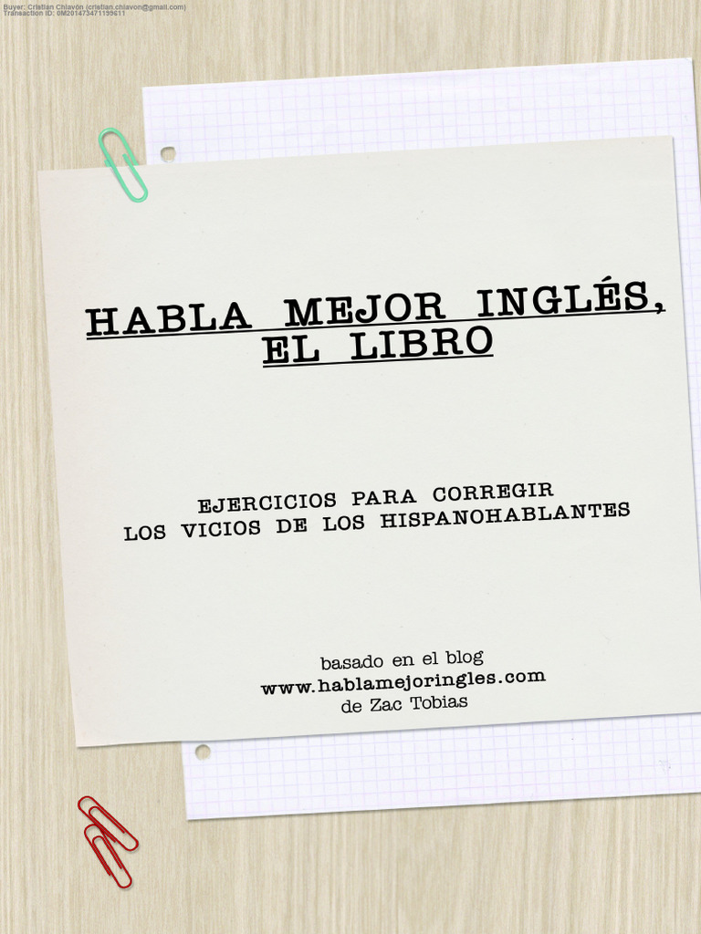 habla_mejor_inglés,_el_libro | PDF | Gramática | Morfología Lingüística