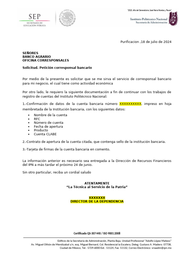 oficio_de_solicitud_al_banco | PDF