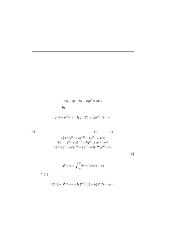 Nonlinearity in Structural Dynamics Chapter App J | PDF | Perturbation ...