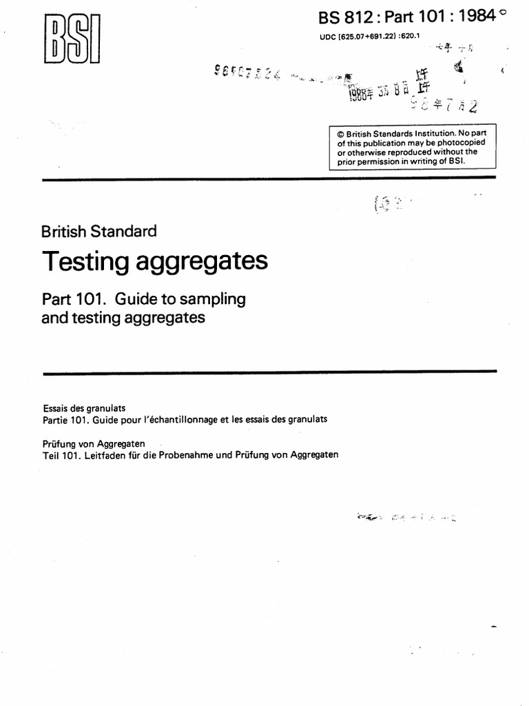 bs812 101 | PDF
