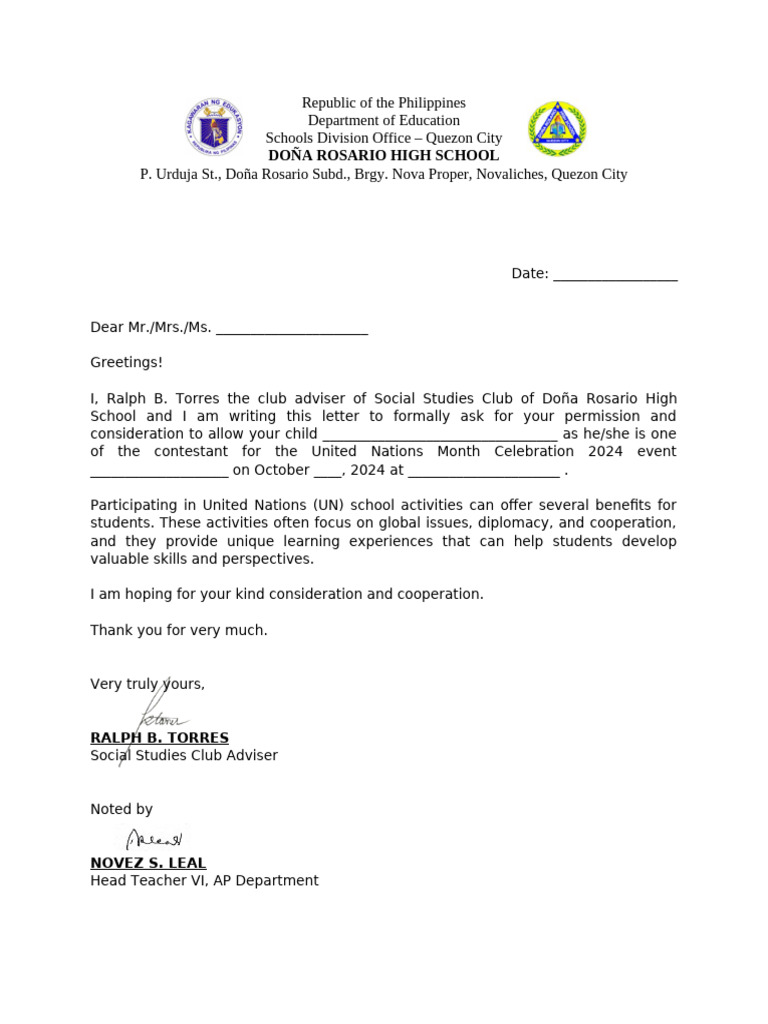 AP Month Letter | PDF