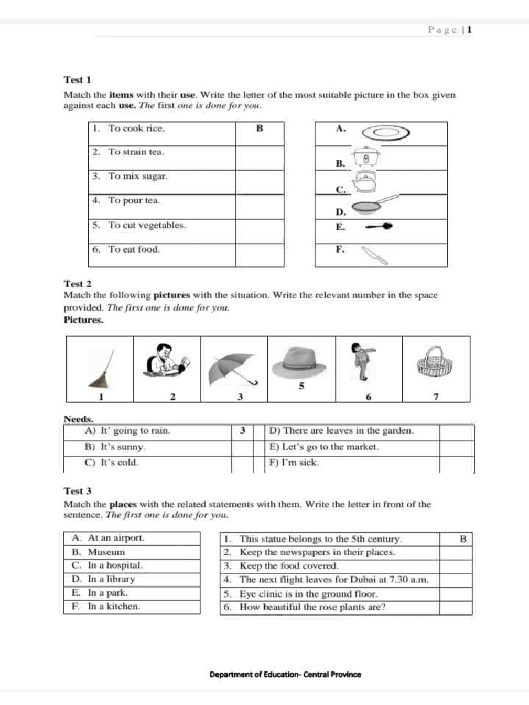 English Paper Set | PDF