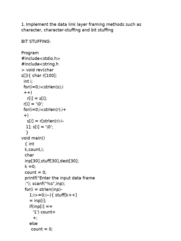 Computer Networks Record To Print | PDF | Menu (Computing) | Window (Computing)