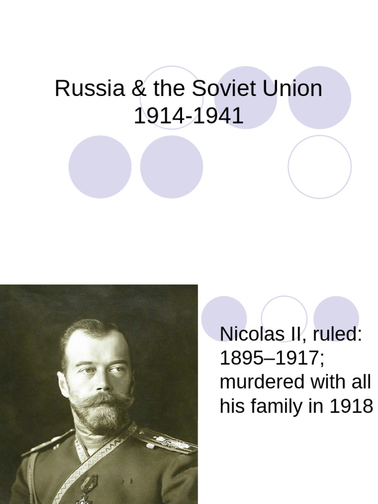 Pp-07-2-Russia II 1914-1941 | PDF | Soviet Union | World Politics