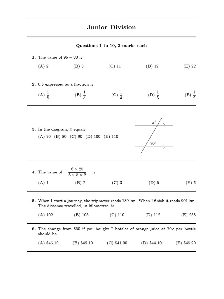 amc06 | PDF | Recreational Mathematics | Euclidean Geometry