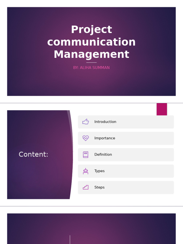 Project Communication Management | PDF | Communication | Cognition