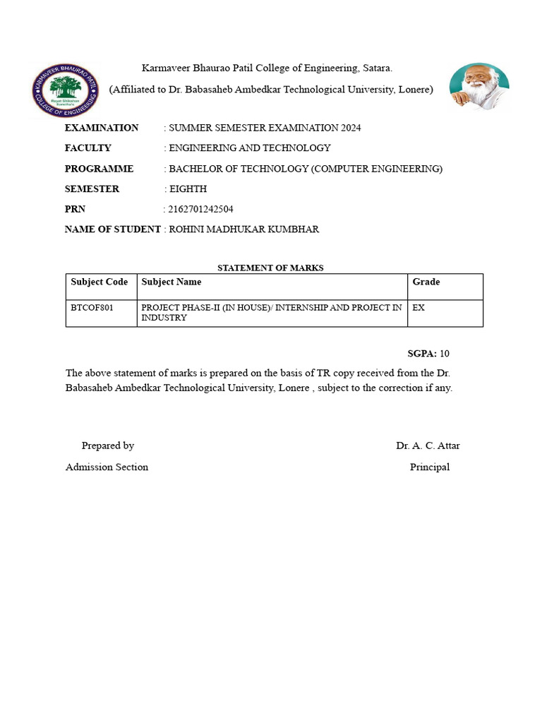 8th Sem Mark | PDF | Science & Mathematics | Computers