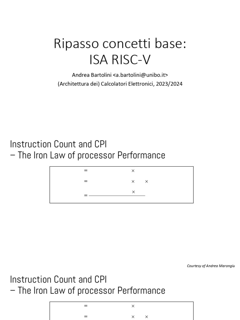 2.ISA_RISCV | PDF | Central Processing Unit | Computer Science