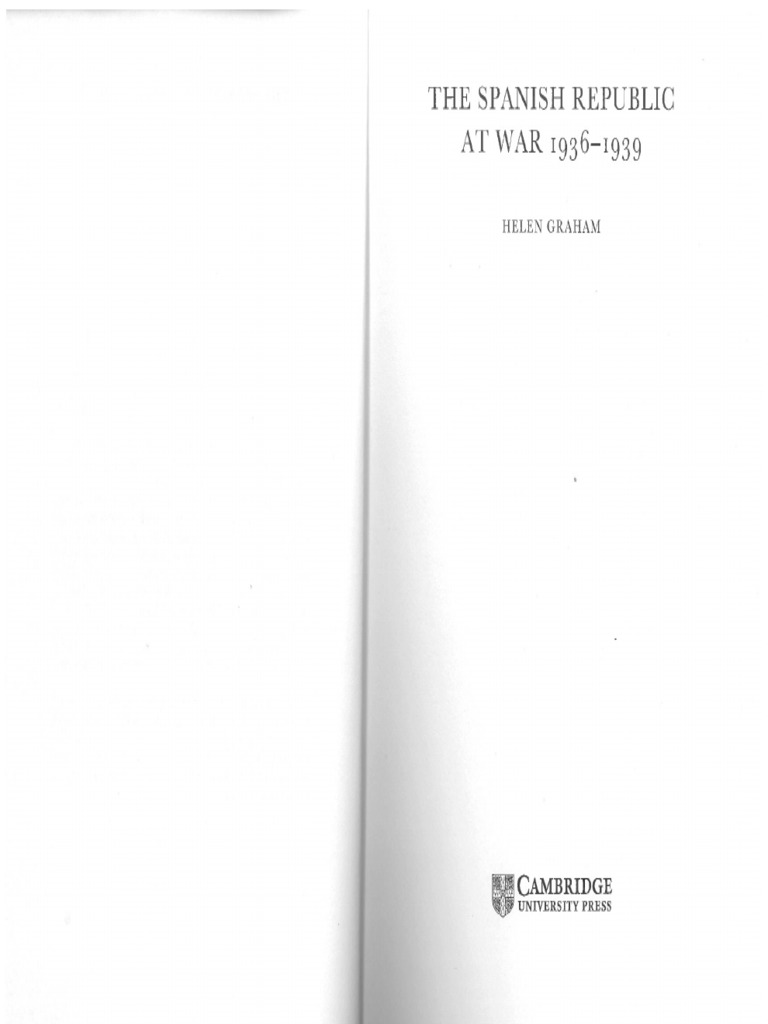 Graham, The Spanish Republic at War | PDF