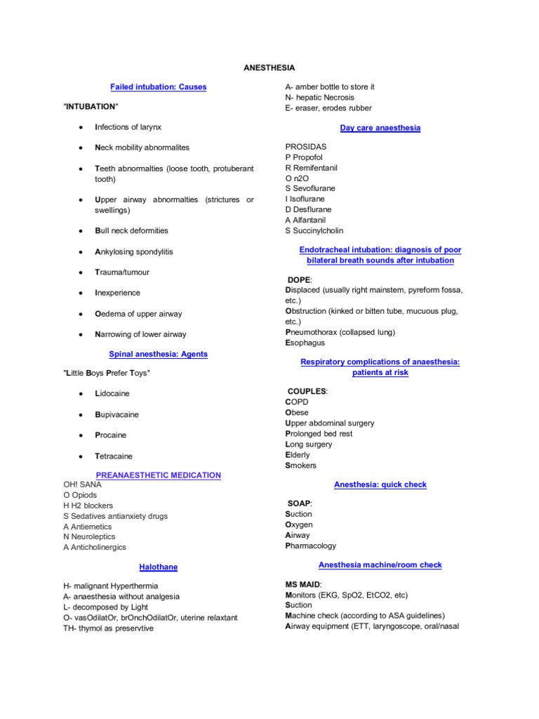 Medical Mnemonics | PDF | Miscarriage | Ovarian Cancer