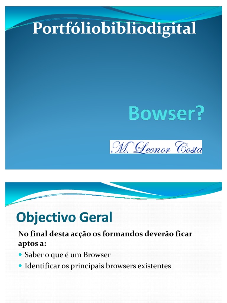 O Que É Um Browser | PDF | Navegador da Web | Internet