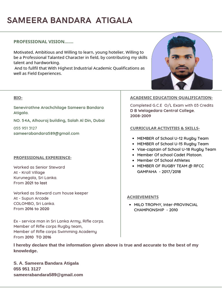 Sameera CV - 20240520 - 160613 - 0000 | PDF