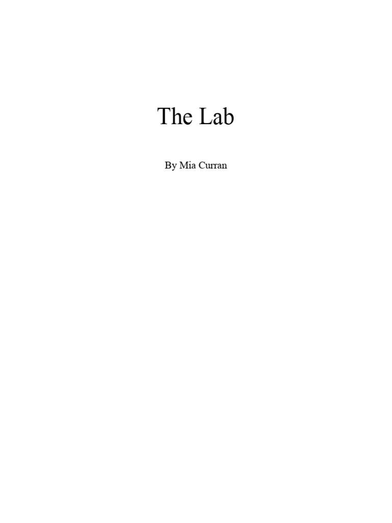 Urban Legend Project The Lab | PDF