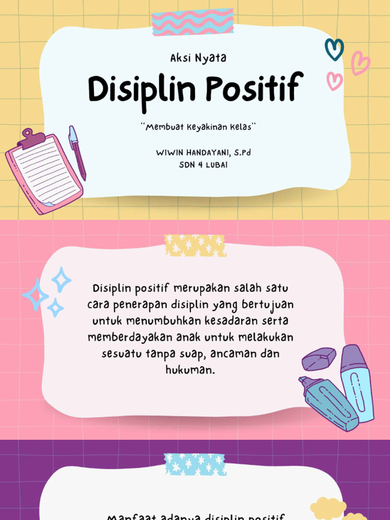 Aksi Nyata Disiplin Positif Wiwin Handayani, S.PD - 11zon | PDF