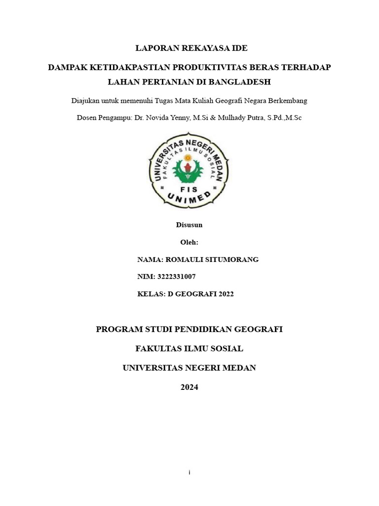 Laporan Rekayasa Ide NKB 2 | PDF