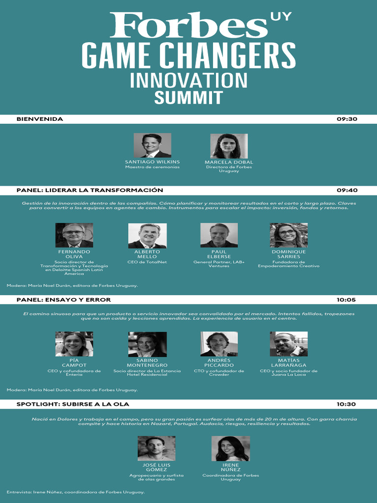 Programa Game Changers Summit 2024 | PDF