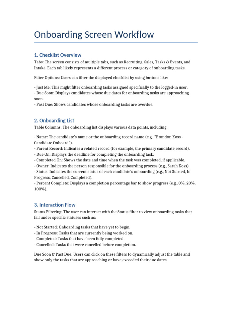 Onboarding_Screen_Workflow | PDF | Computing | Software