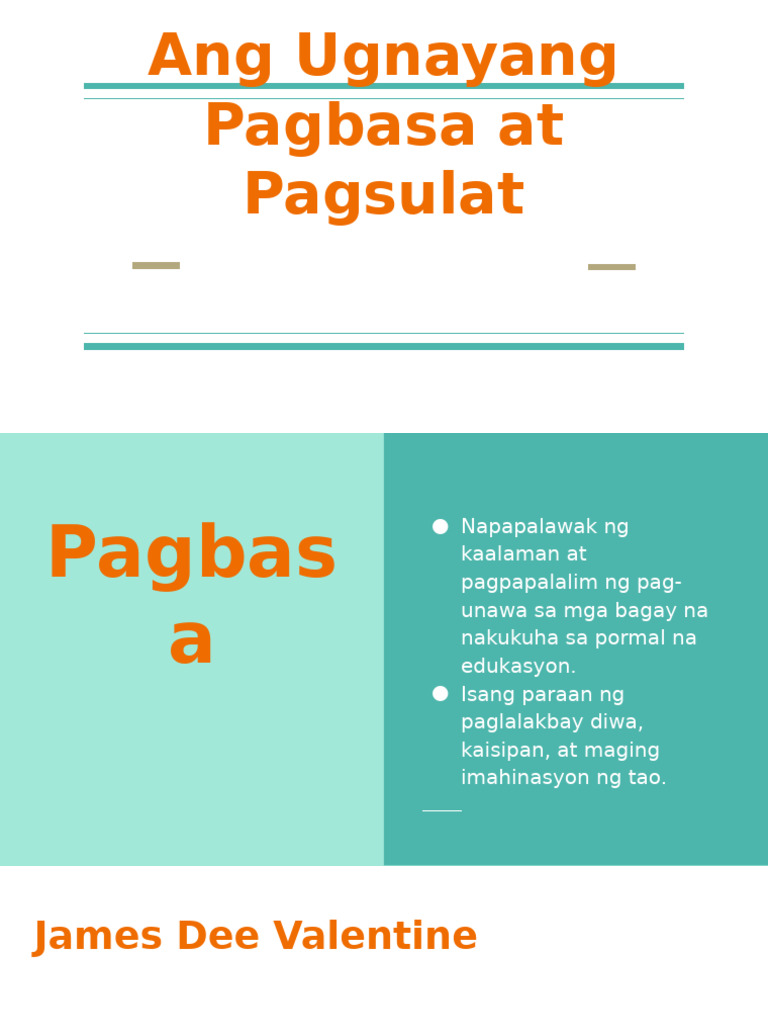 Ugnayang Pagbasa at Pagsulat 2 | PDF