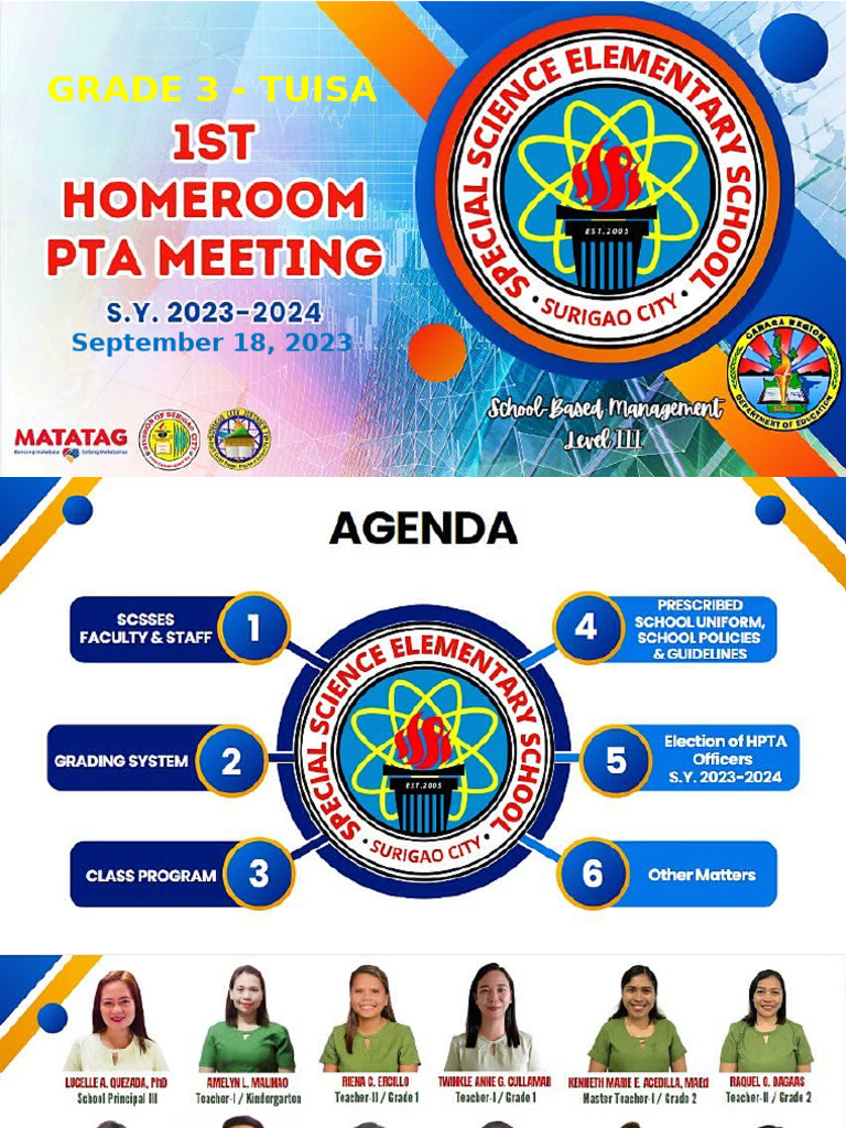 HPTA Orientation SY 2023-2024 | PDF